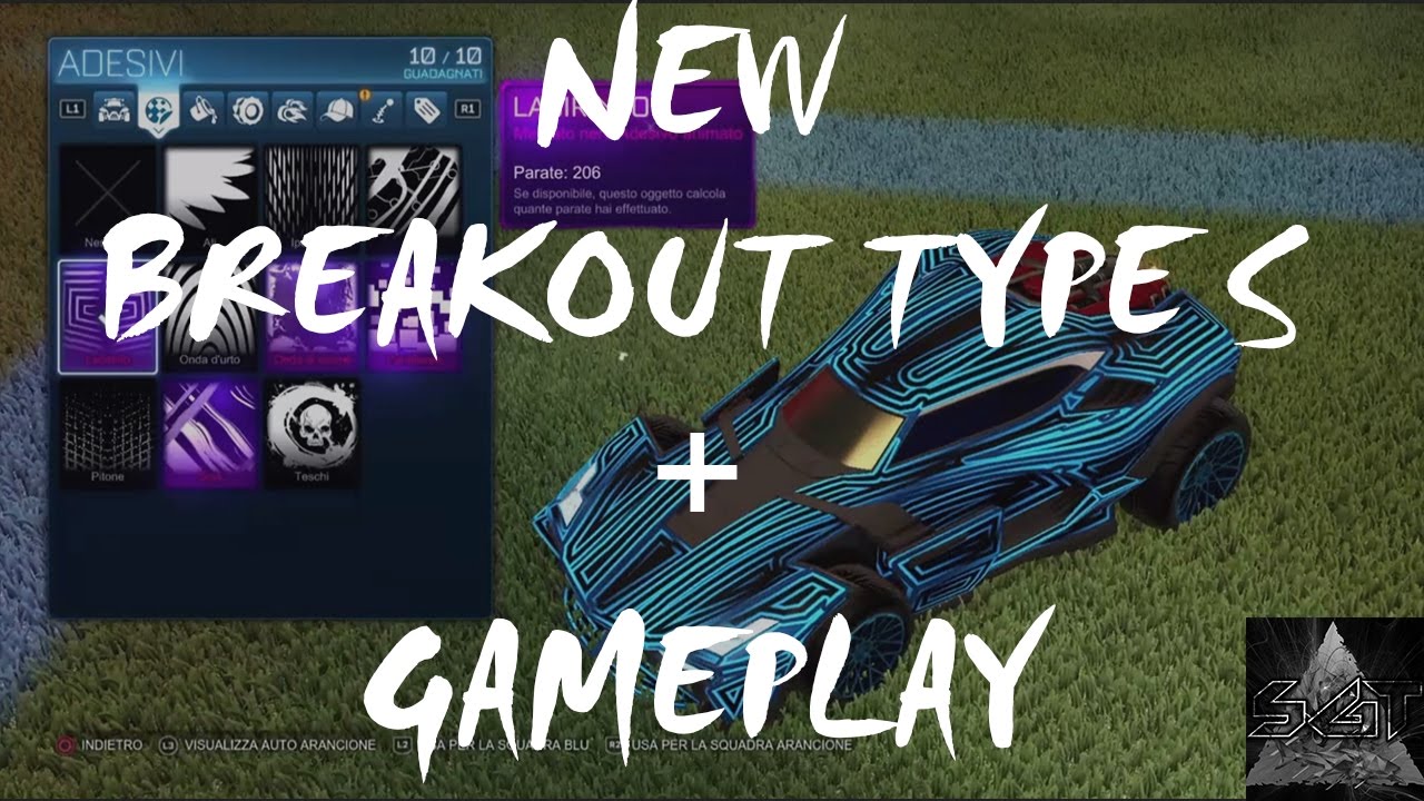 BREAKOUT TYPE S in my FIRST Champion 3 Crate + Gameplay | Rocket League ...