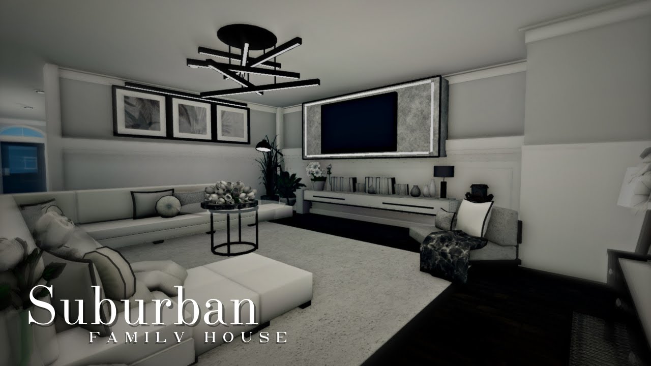 BLOXBURG | (Interior) Part 2 | Suburban Family Home | Roblox Speed ...