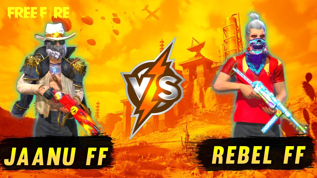 Jaanu FF Vs Rebel FF || 1 vs 1 custam Gameplay 🔥 🔥 - YouTube