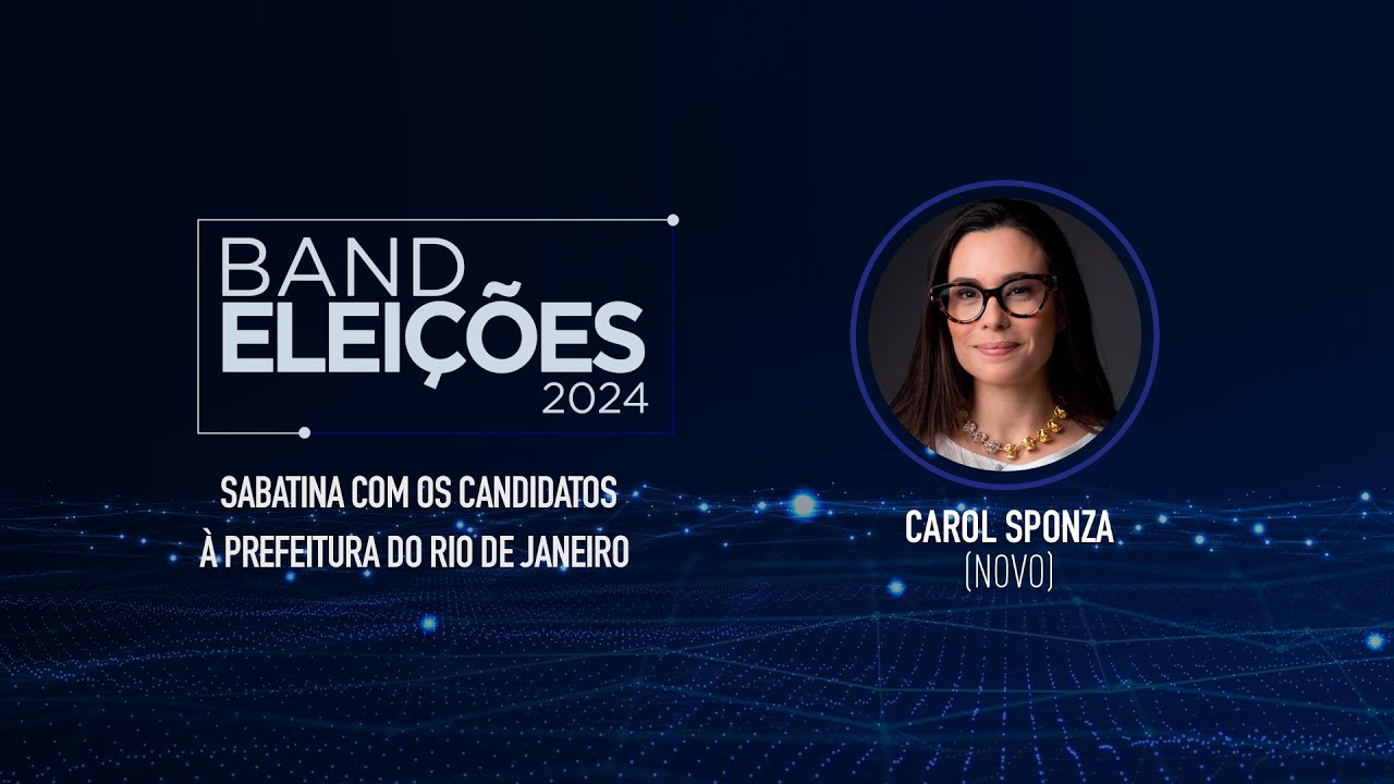 | AO VIVO | Sabatina com Carol Sponza - Novo (30/08/24) - YouTube