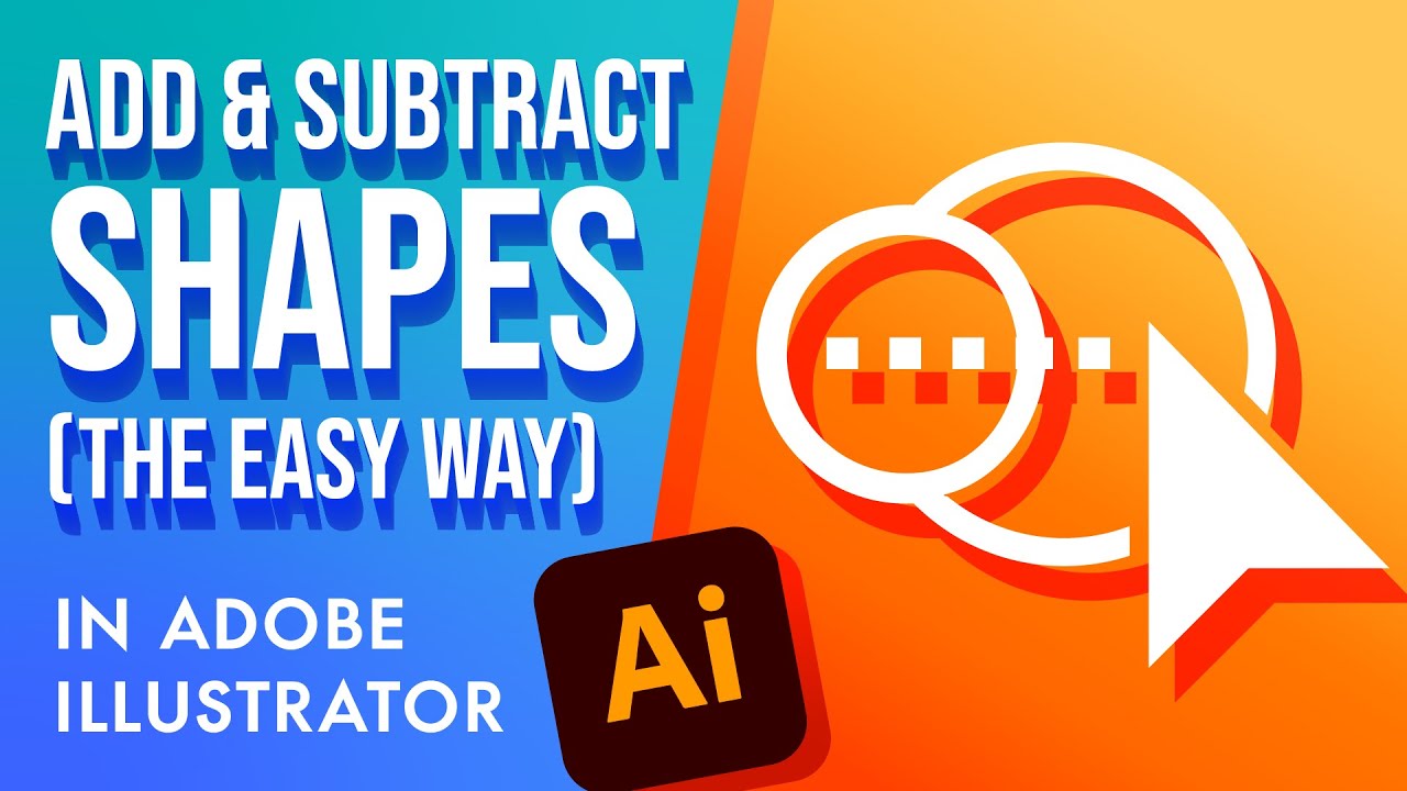 How to Use the Shape Builder Tool in Illustrator - YouTube