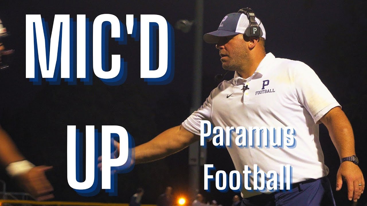 Mic'd Up: Paramus Football's Joe Sabella - YouTube