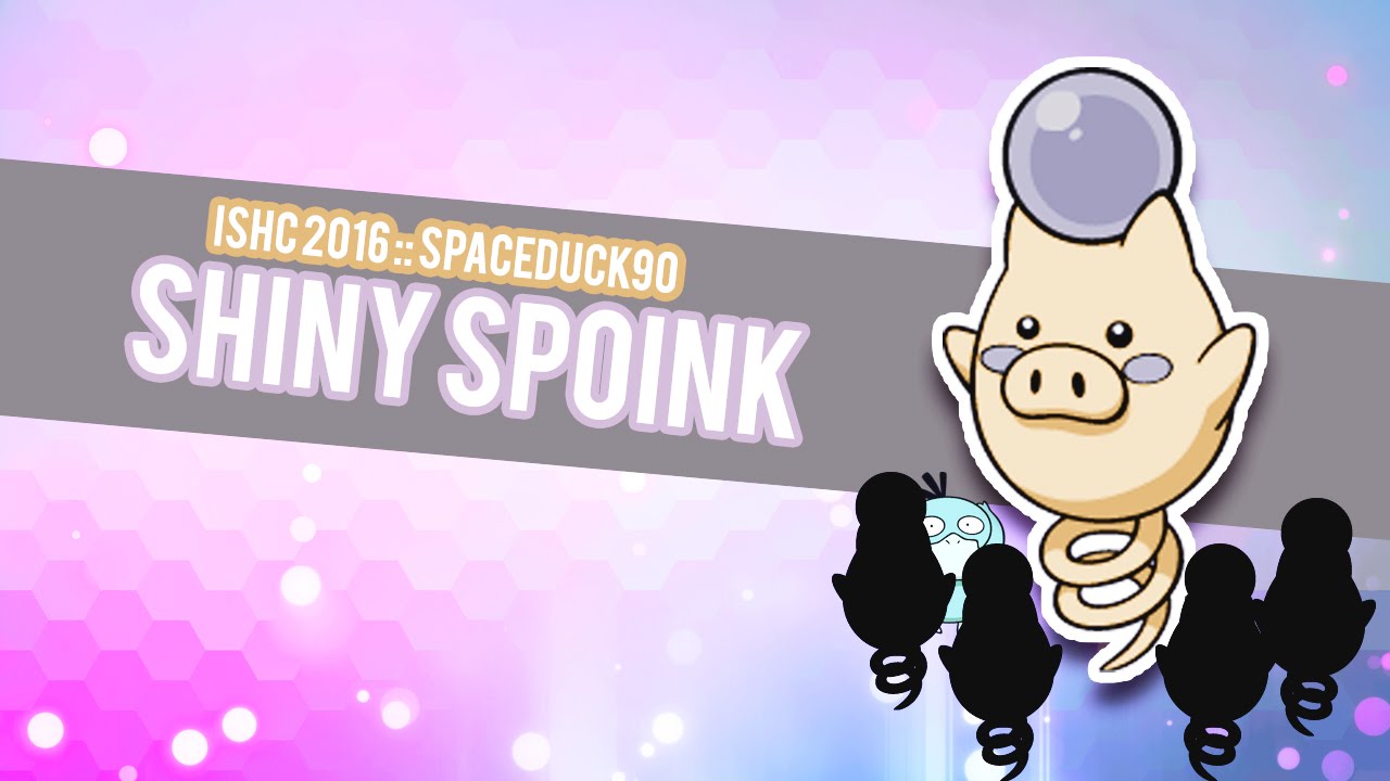24th Shiny for ISHC! Shiny Spoink in OR Horde without Charm! - YouTube