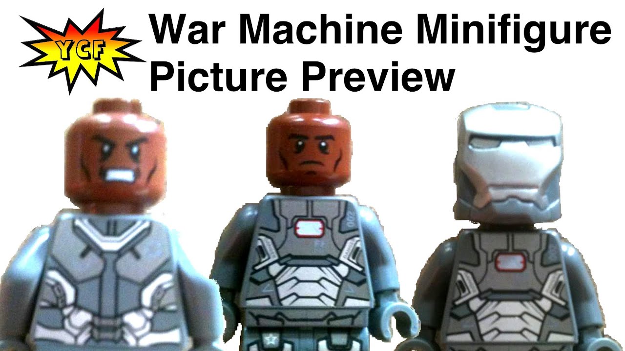 LEGO Super Heroes War Machine Minifigure from Iron Man 3 Pictures ...