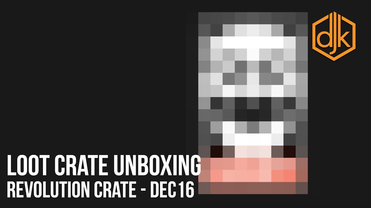 LootCrate December 2016 - Revolution Crate Unboxing - YouTube
