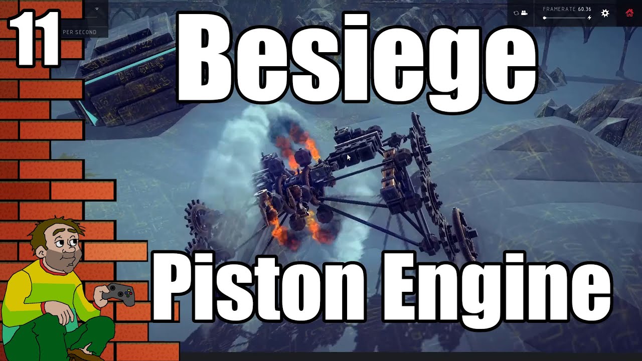 Besiege - Piston Engine With Automation Block Timing - YouTube