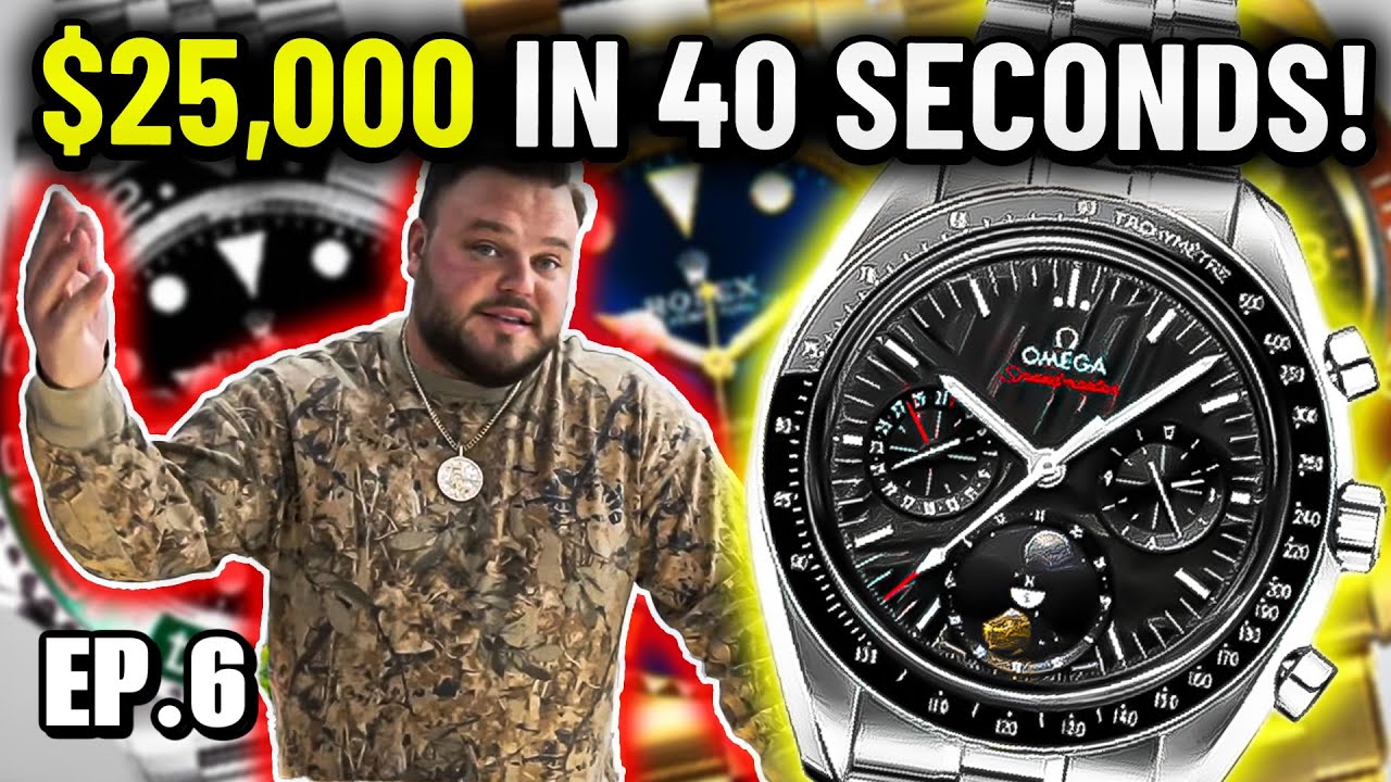 Famous Producer Sells Us 5 Luxury Watches + $19,000 Omega Walks Out the ...