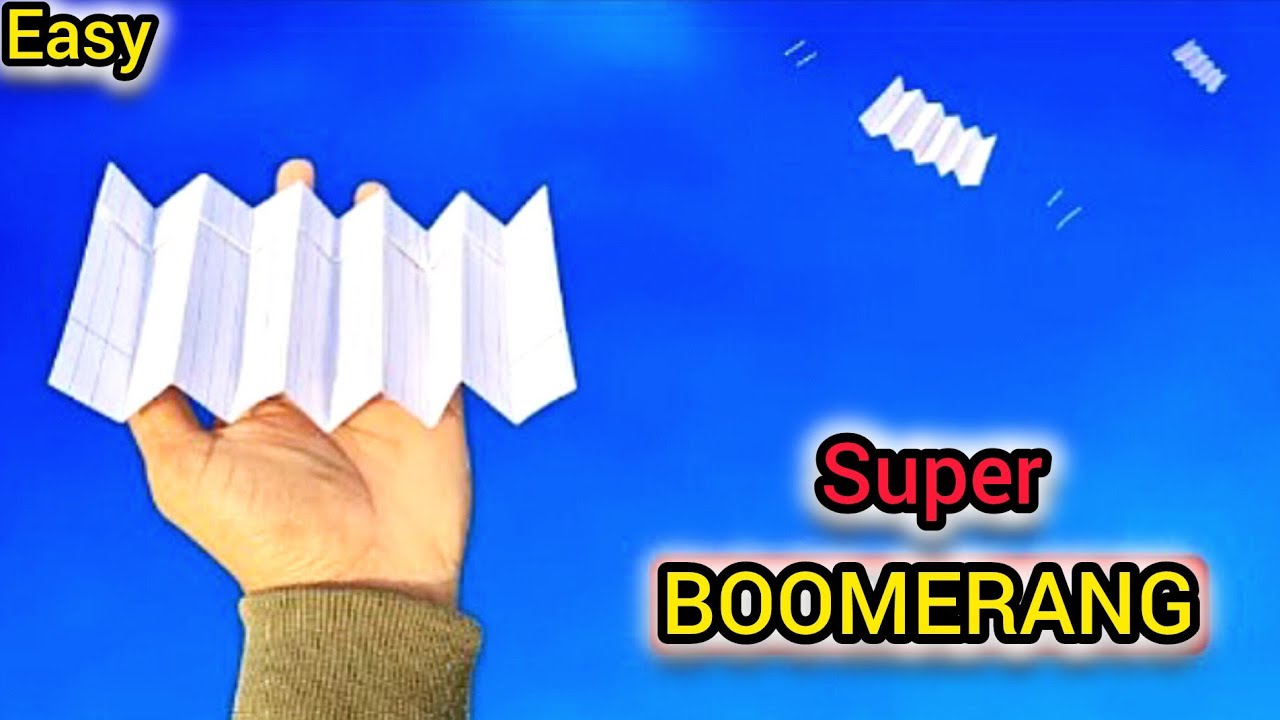 Super Boomerang Glider Flying Far....!!! - YouTube