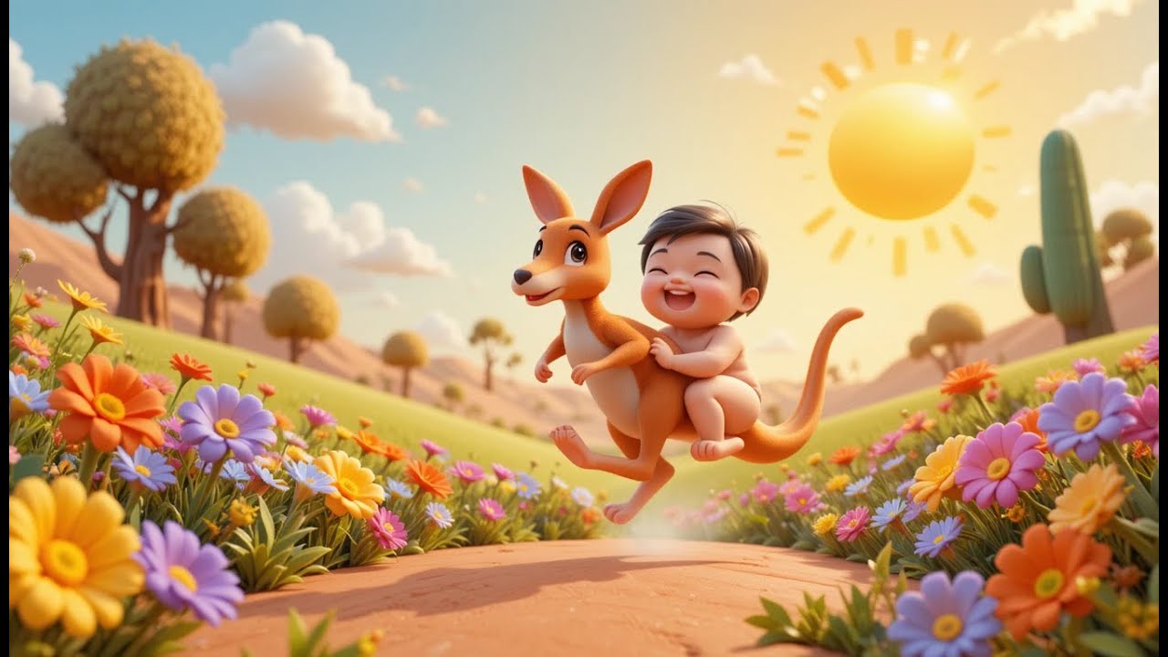 K is for Kangaroo | Kick with the Kangaroo – ABC Animal Song for Kids ...