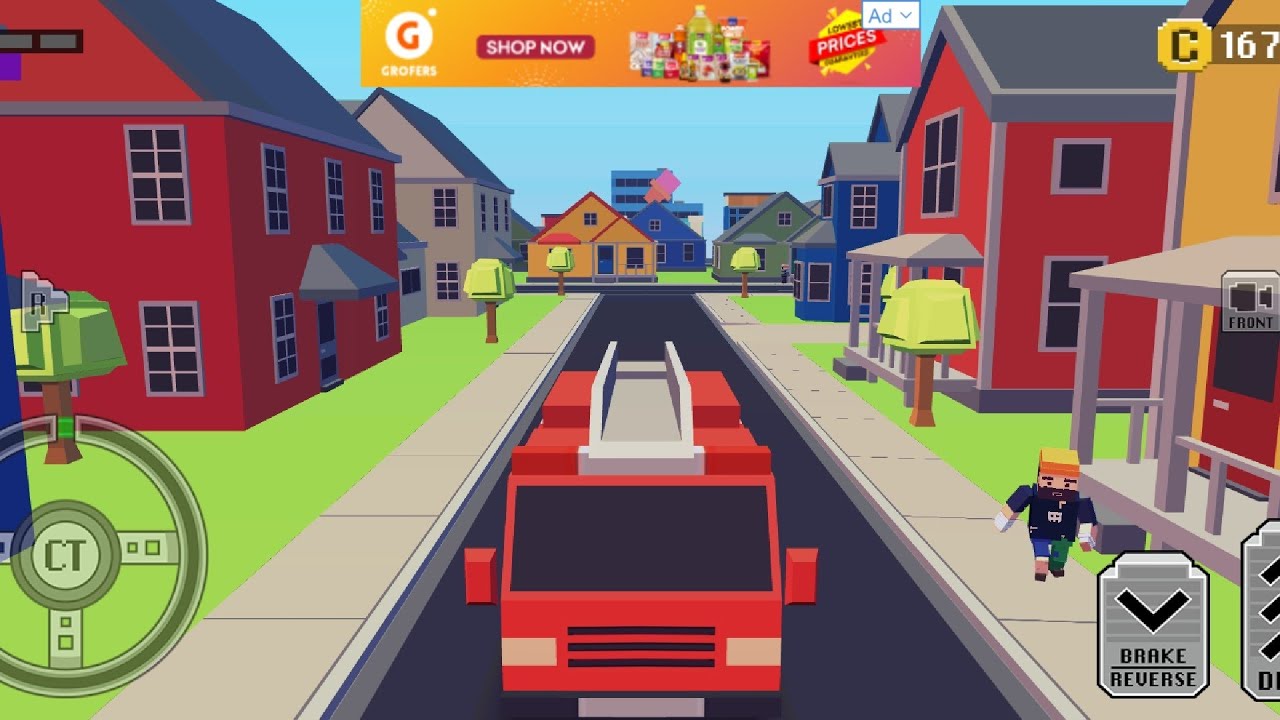 Car Driving in Crazy Town Gameplay #59 (iOS & Android) - YouTube