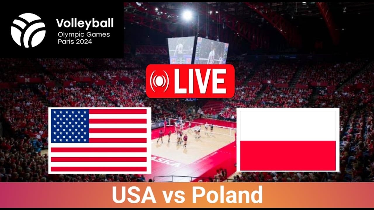 Poland vs USA Volleyball Live Score | Olympic Games Men's | VNL Men's ...