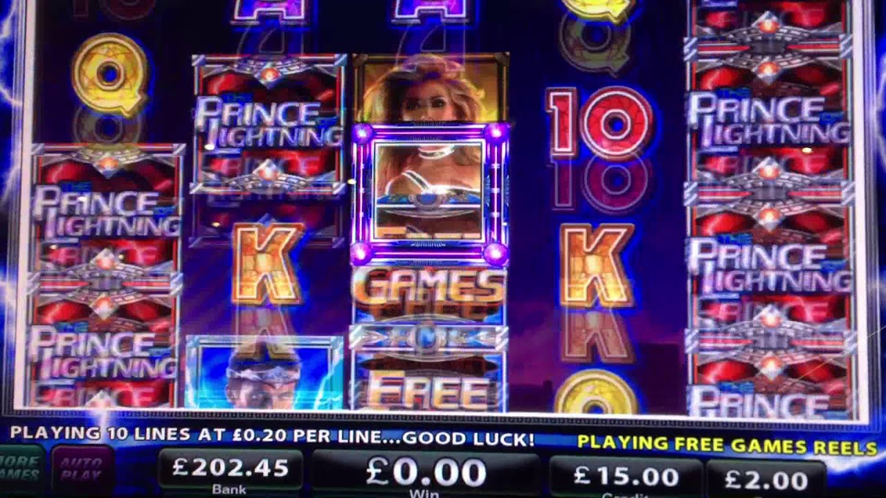 The Prince of Lightning Slot bonus spins feature by IGT - YouTube