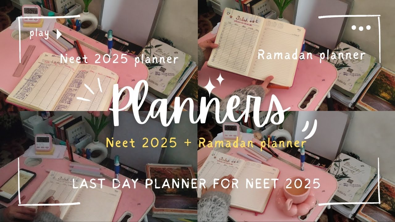 Last 60 days Neet planner | Ramadan planner | NEET 2025 | Muslimah ...
