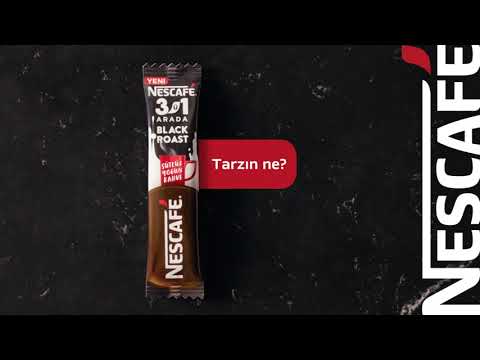 İşte karşınızda tadına doyamayacağınız yeni NESCAFÉ 3ü1 Arada Black Roast!