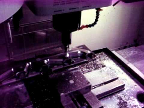 Machining Cummins Diesel CNC billet turbo manifold - YouTube