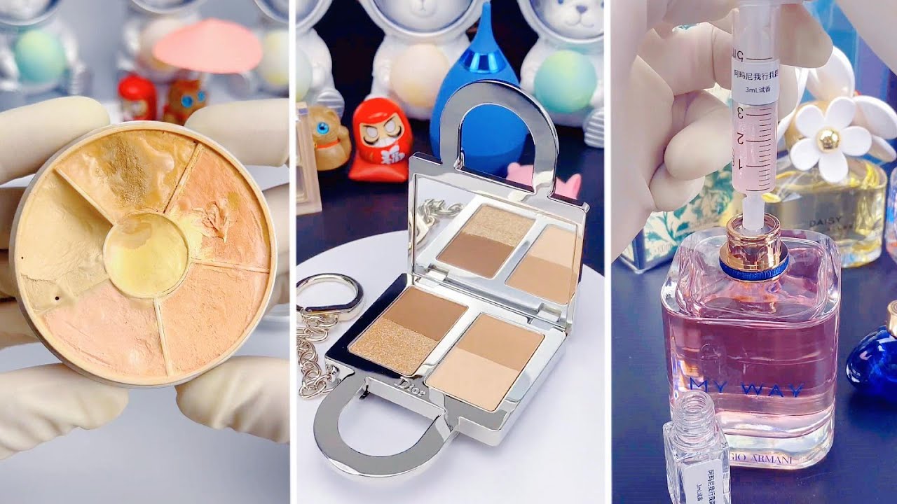 #095 Satisfying makeup repair|ASMR Makeup Repair Powder/foundation ...