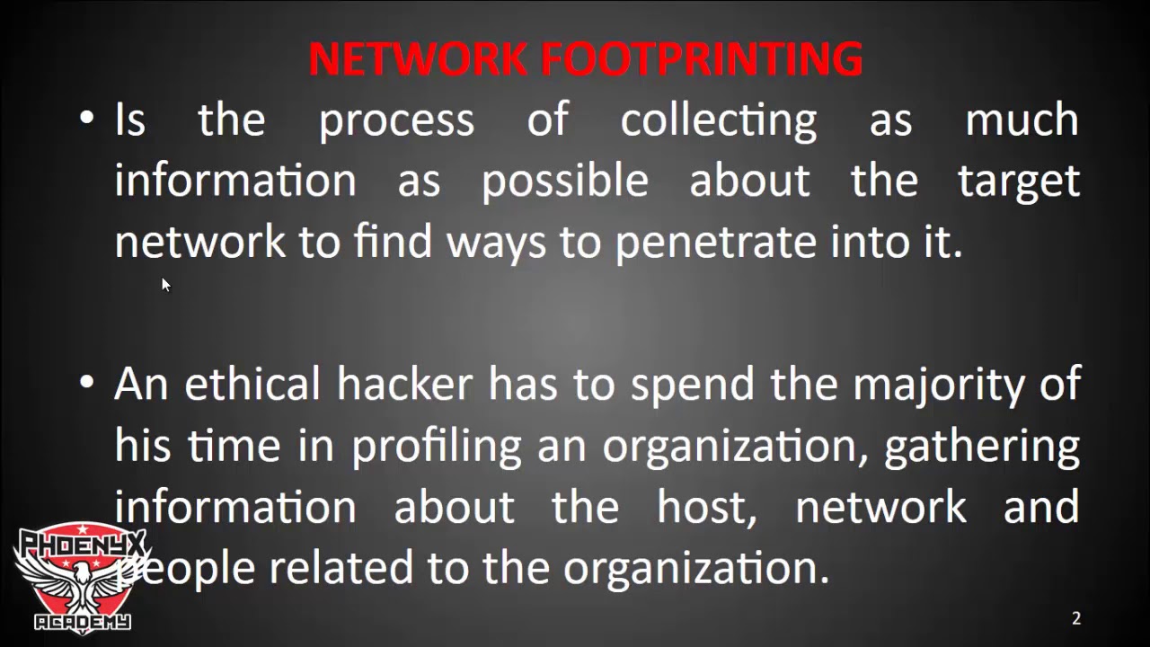 What is Network Footprinting? - YouTube
