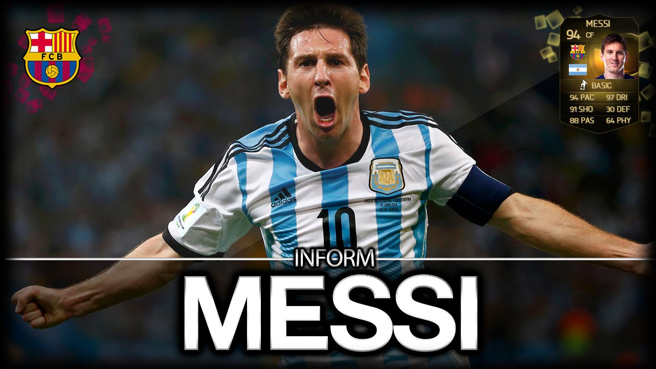 FIFA 15 UT - IF MESSI || FIFA 15 Ultimate Team 94 Inform Player Review ...