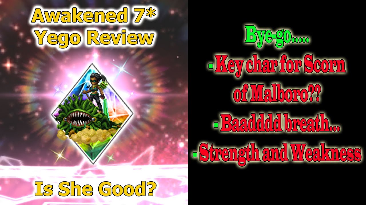 FFBE 7 Stars Yego Abilities Awakening Review: Byego...(#1008) - YouTube