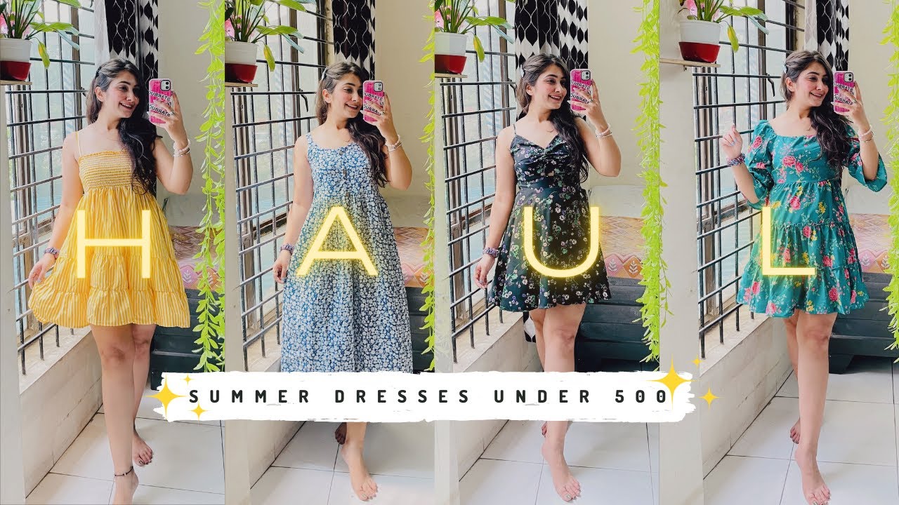 Cutest and Affordable Summer Outfit | Flipkart Summer Dress Haul - YouTube