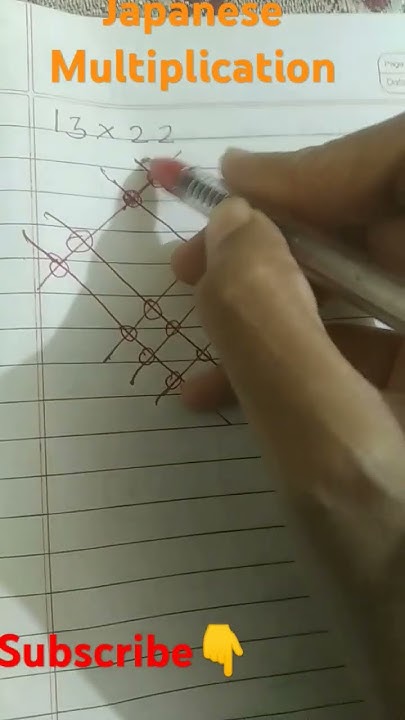 Japanese Multiplication trick##Easy and fast method for multiply - YouTube