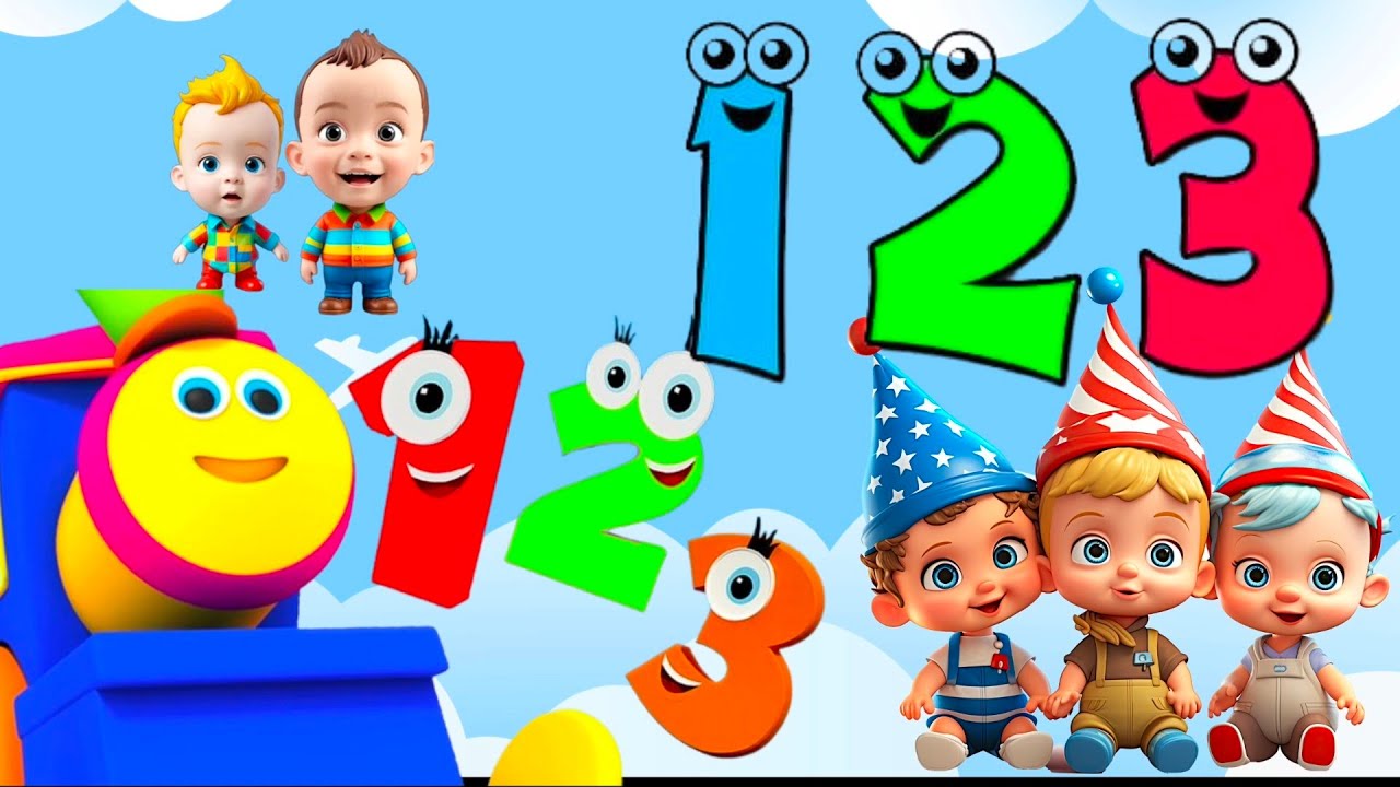 Learn to Count | 123 Number Train | Fun Counting for Kids | Preschool ...