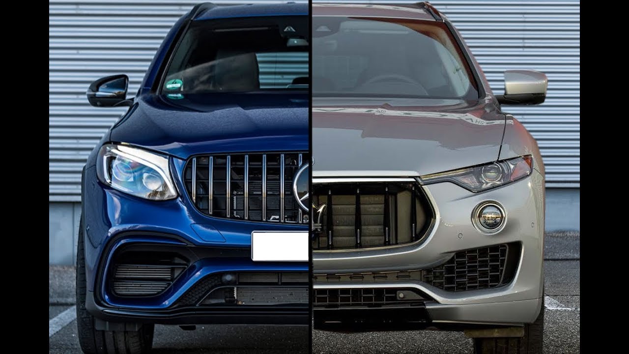2017 Mercedes-AMG GLC 63 S vs. 2017 Maserati Levante SQ4 - YouTube