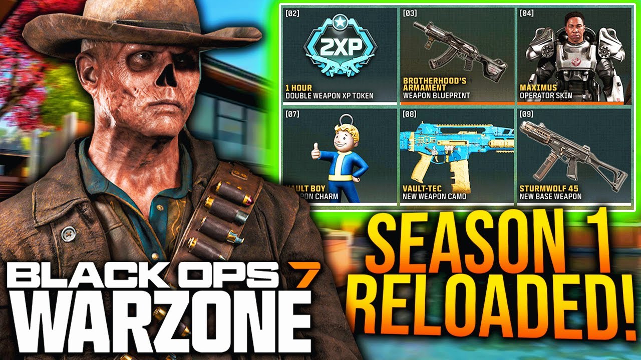 Major SEASON 1 RELOADED UPDATE REVEALED! NEW WEAPONS, FALLOUT UPDATE ...