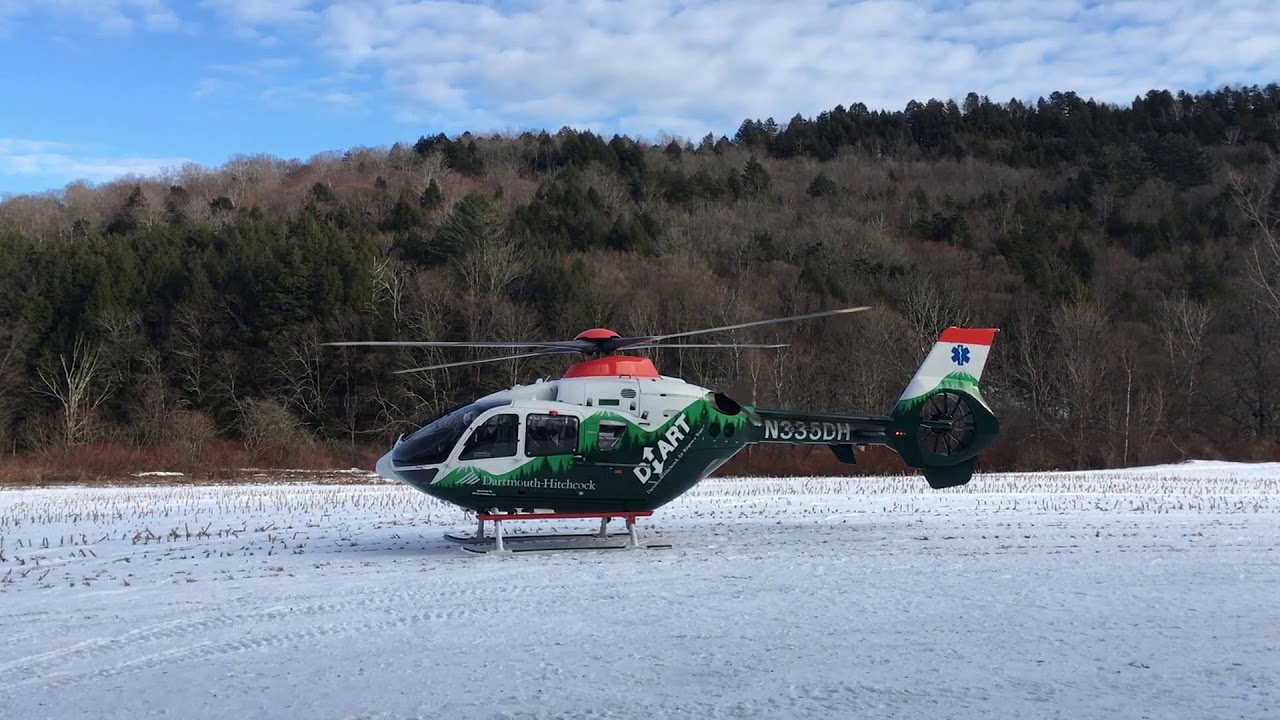DHART Helicopter Take-Off - YouTube