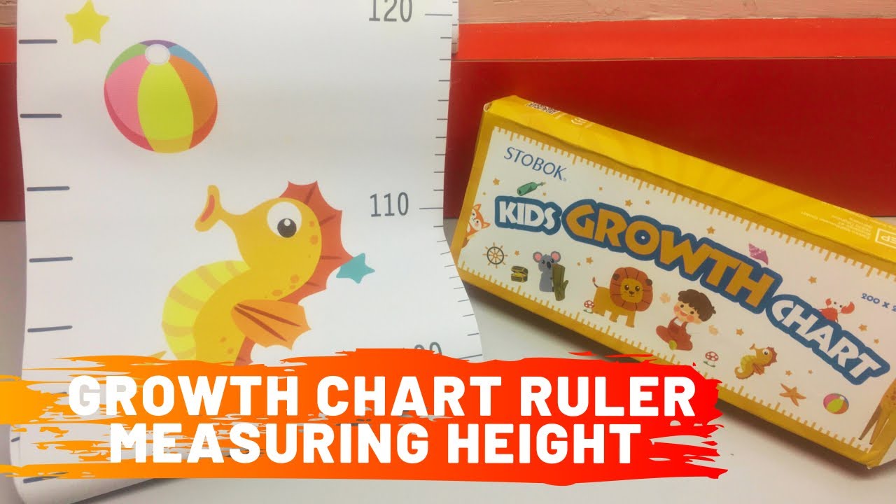 Growth Chart Ruler 200 cm Measuring Kids Height Wall Decor Kids Canvas ...