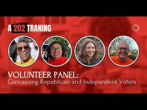 Volunteer Panel on Canvassing Republican and Independent Voters - YouTube
