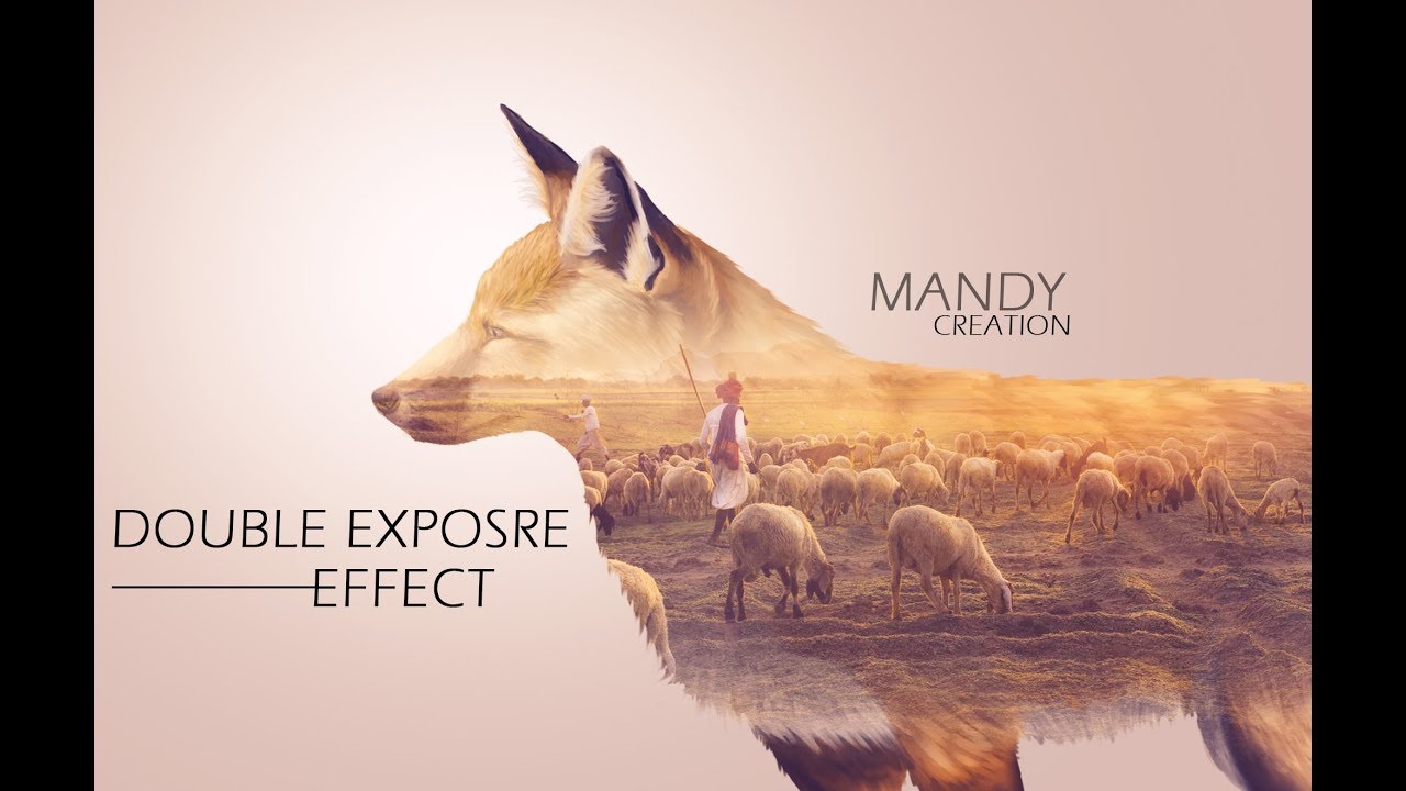 Fox Double Exposure Effects In Photoshop CC - YouTube