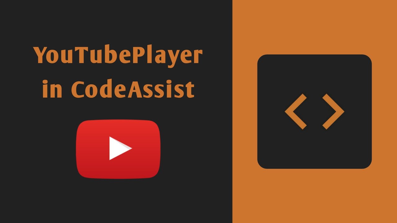 Youtubeplayer In Codeassist مشغل فيديو يوتيوب في كود اسيست Youtube 8740