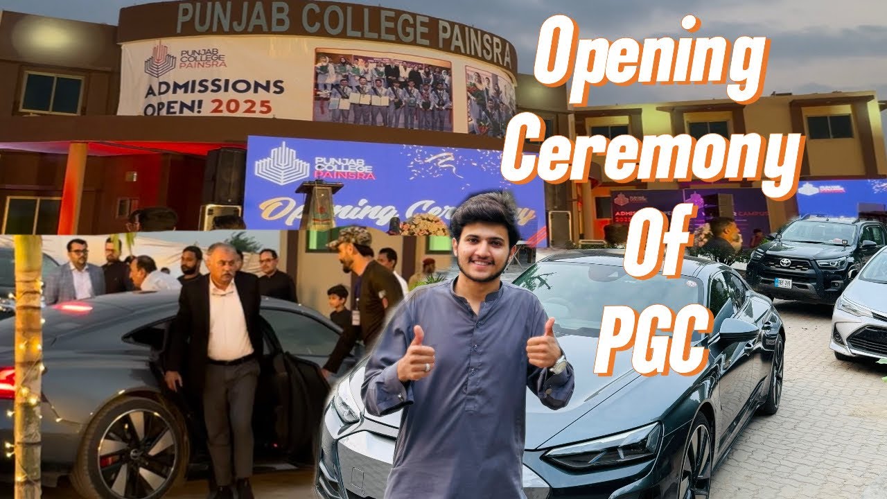 As A Guest | Opening Ceremony | Punjab College | PGC | New Campus ...