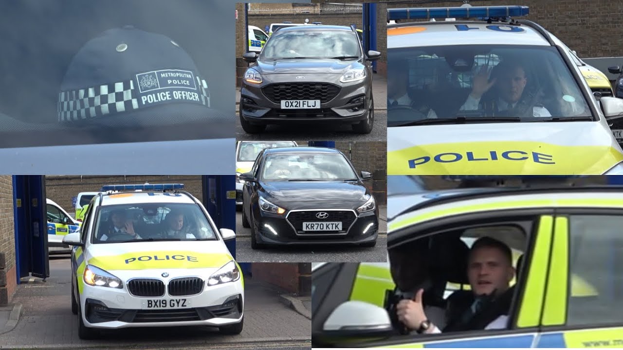 [ISLINGTON] Police vehicles and waves! - YouTube