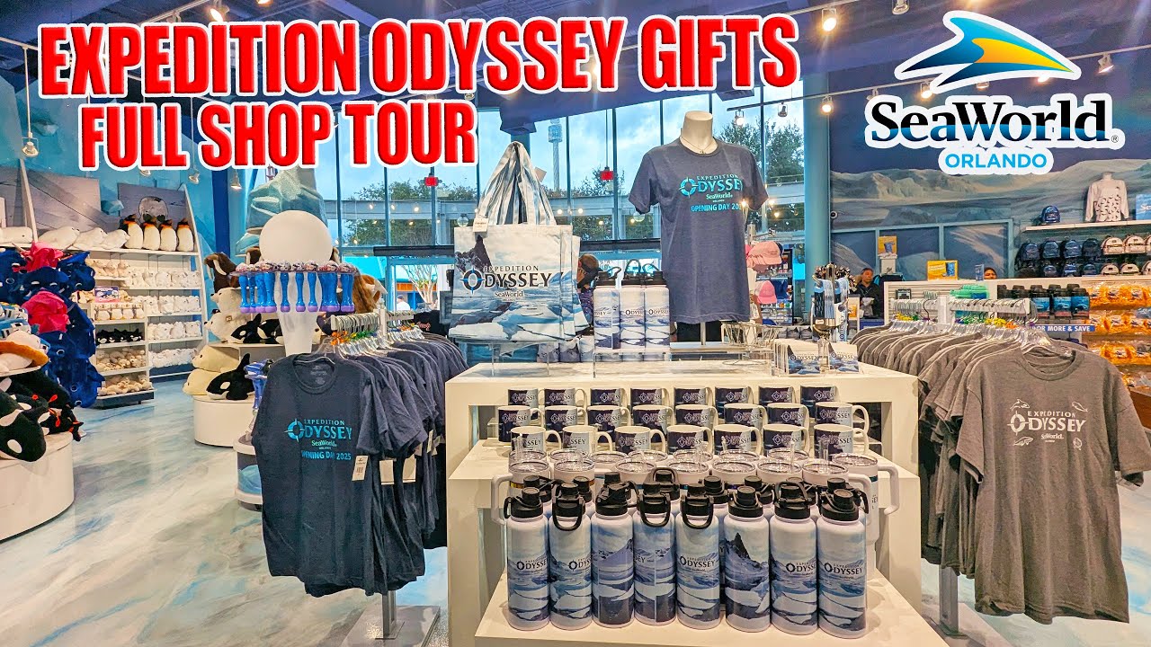 Inside Expedition Odyssey Gifts at SeaWorld Orlando (2025) [4K] - YouTube