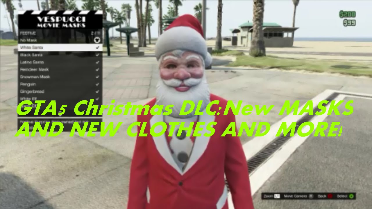 GTA 5 Christmas DLC: NEW MASKS AND CLOTHES AND MORE! "Xbox360,Xboxone ...
