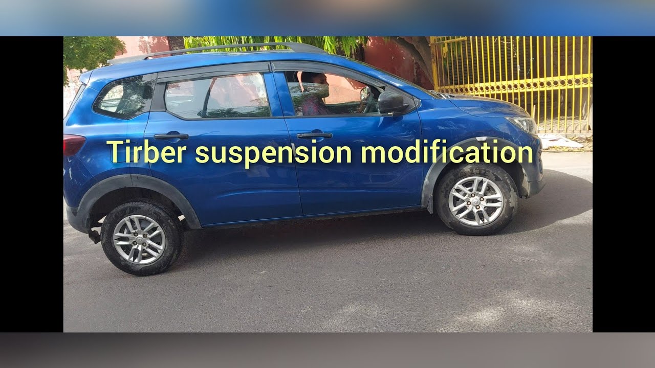 renault triber hight increase lifted suspension - YouTube