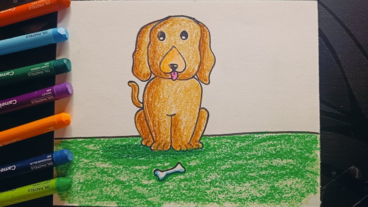 How To Draw A Dog Step By Step / How To Draw A Dog Easy For Kids ...
