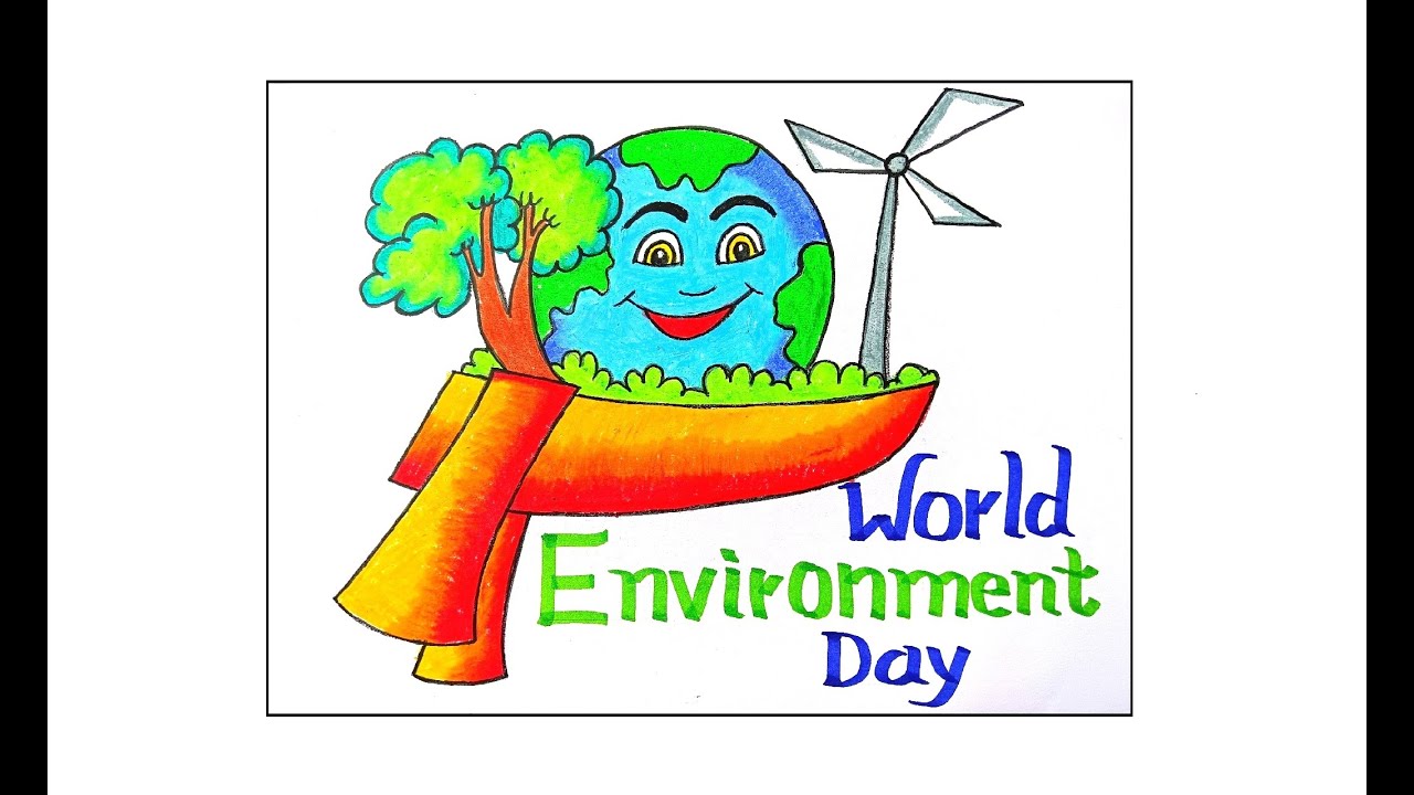 #worldenvironmentday WORLD ENVIRONMENT DAY POSTER MAKING/ HOW TO DRAW ...