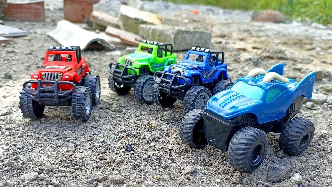 Monster jam freestyle, jeep wrangler offroad trial 1306bky - YouTube