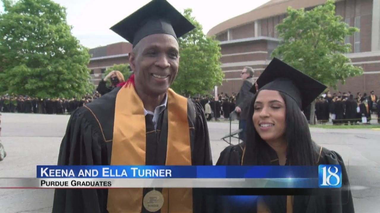 Keena Turner earns degree 42 later - YouTube