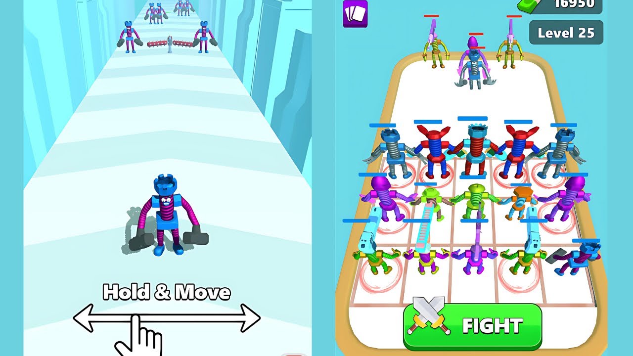Screw Man Run & Merge Master,Merge ScrewMan Game | Max Level Gameplay ...