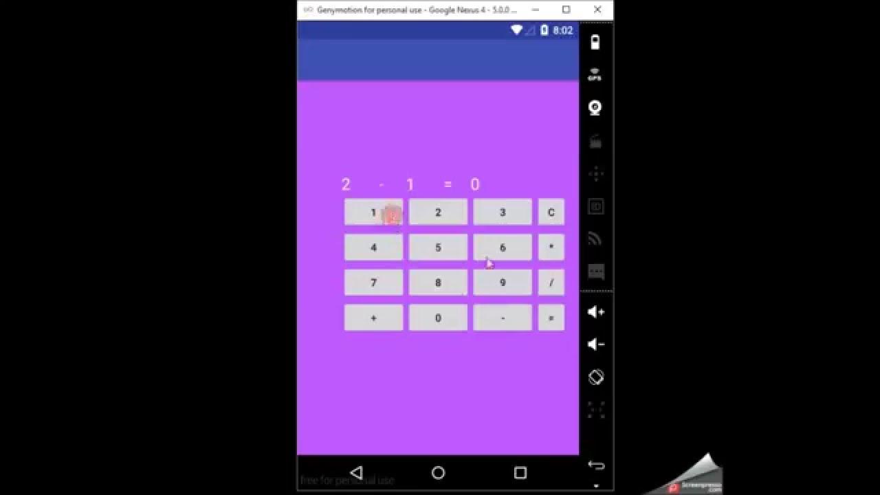 Simple Calculator Android Studio example - YouTube