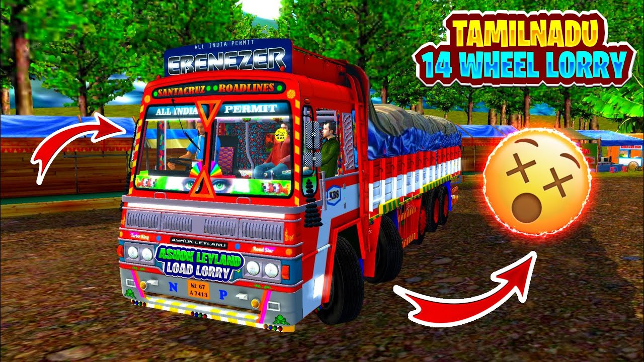 Tamil Nadu 14 Wheel Lorry Mod How To Download TN Lorry Mod Bus ...