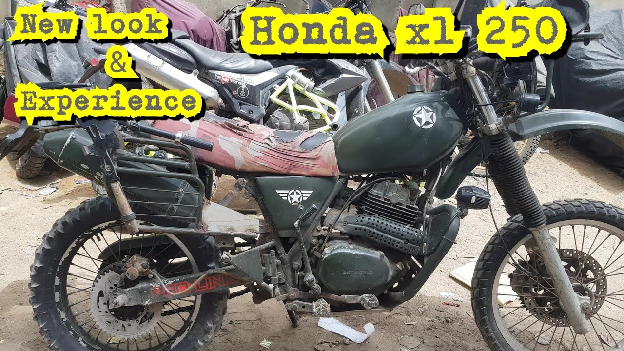 Project Our Honda xl 250 As Alpha New look upgrades and Experience ...