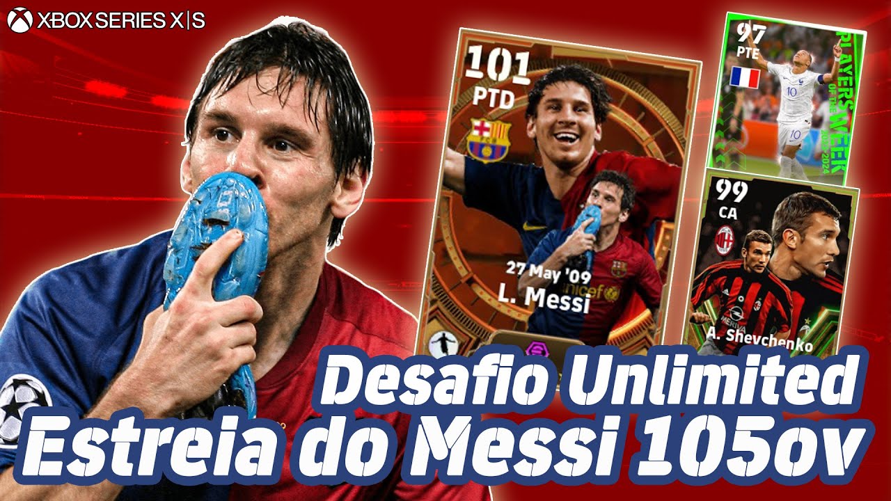Estreia do Messi na Copinha Unlimited | eFootball 2024 (Xbox Series ...