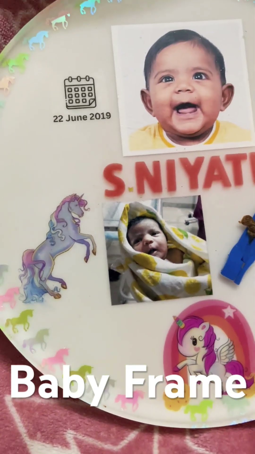 Resin Baby Frame - YouTube