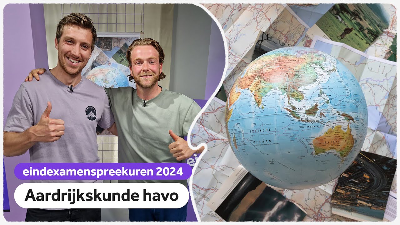 Examenspreekuur aardrijkskunde havo met Meester Hidde en Roy - YouTube