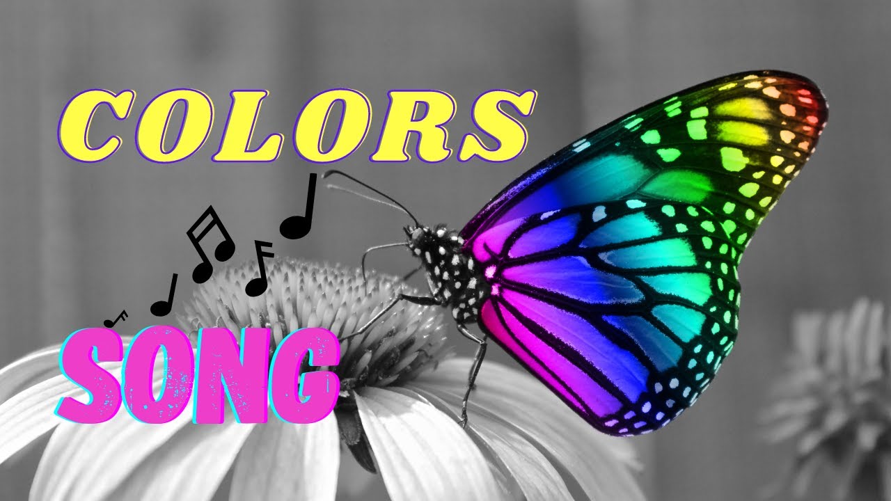 Colors Song for Kids - Rainbow Colors - Colorful Butterflies Song in ...